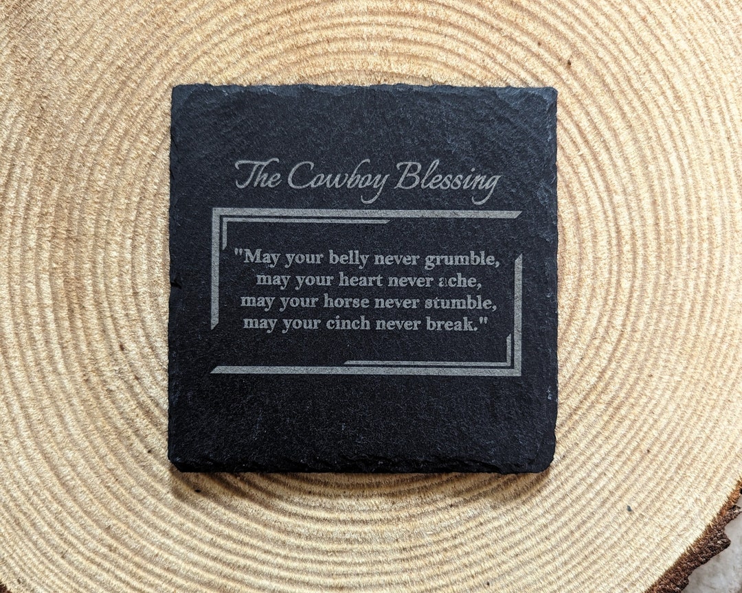 Cowboy Coasters | Slate Coasters | Gifts for Him | Gifts for Her ...