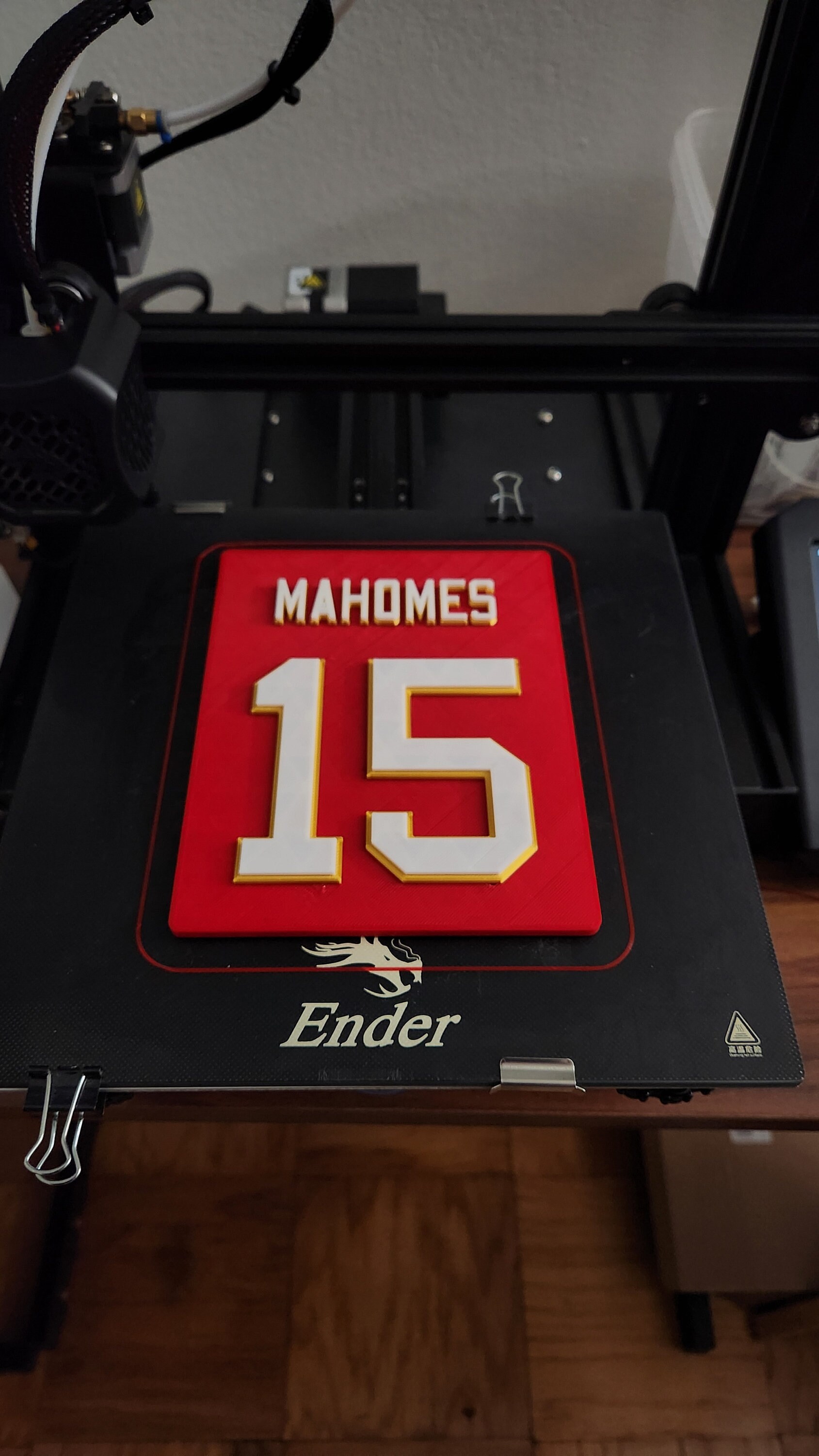 3D Printed Custom NFL Football Team, Banner Sign, Patrick Mahomes ...