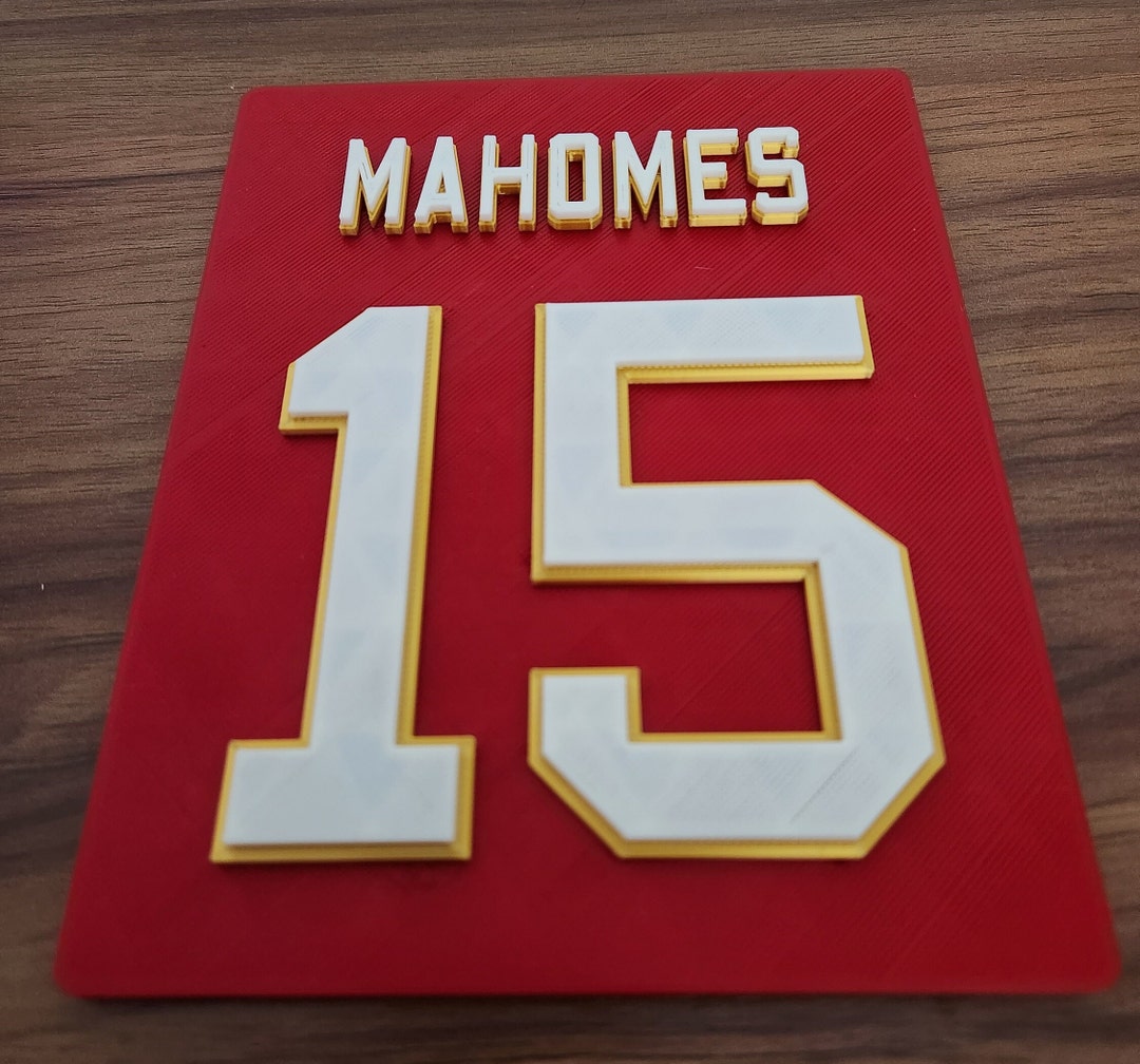 3D Printed Custom NFL Football Team, Banner Sign, Patrick Mahomes ...