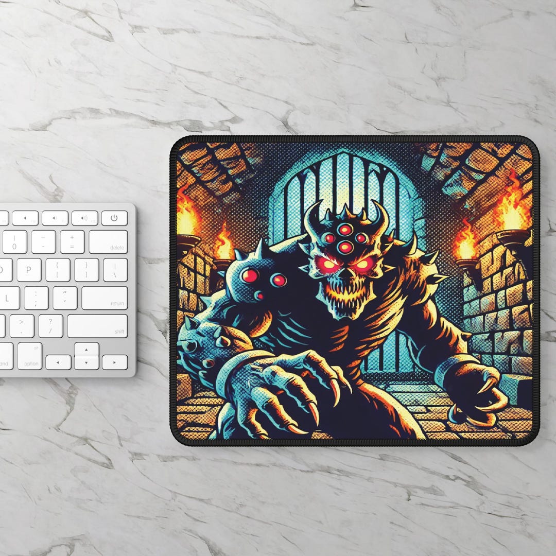 Retro Pop Art Gaming Mousepad With Comic Book Monster High Precision ...