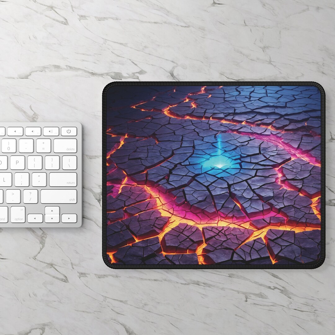 Volcano Gaming Mousepad Epic Lava Design, High Precision Surface for ...