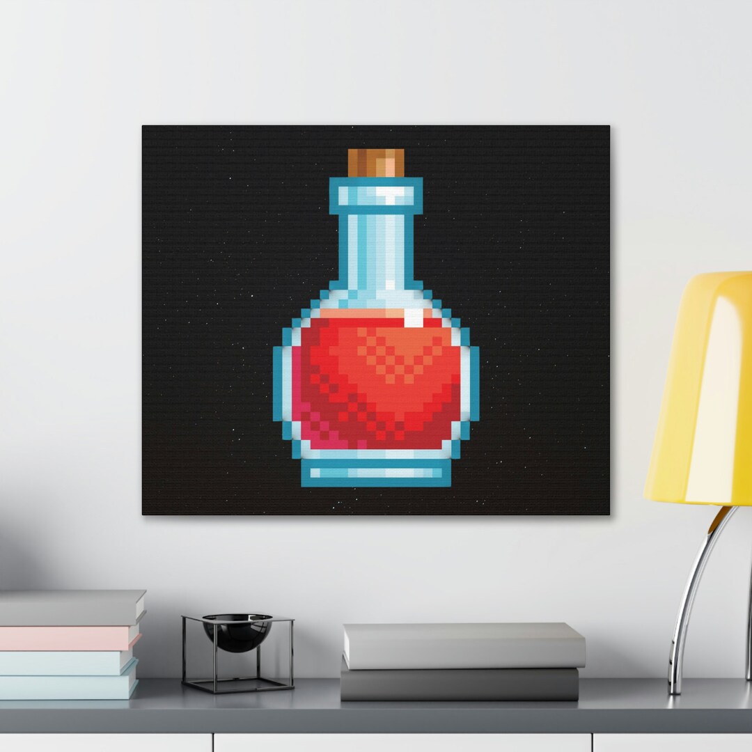 Retro Video Game Potion Wall Hanging Gaming Decor Arcade - Etsy