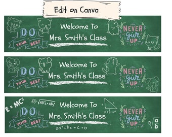 Google Classroom Header Botanical - Etsy