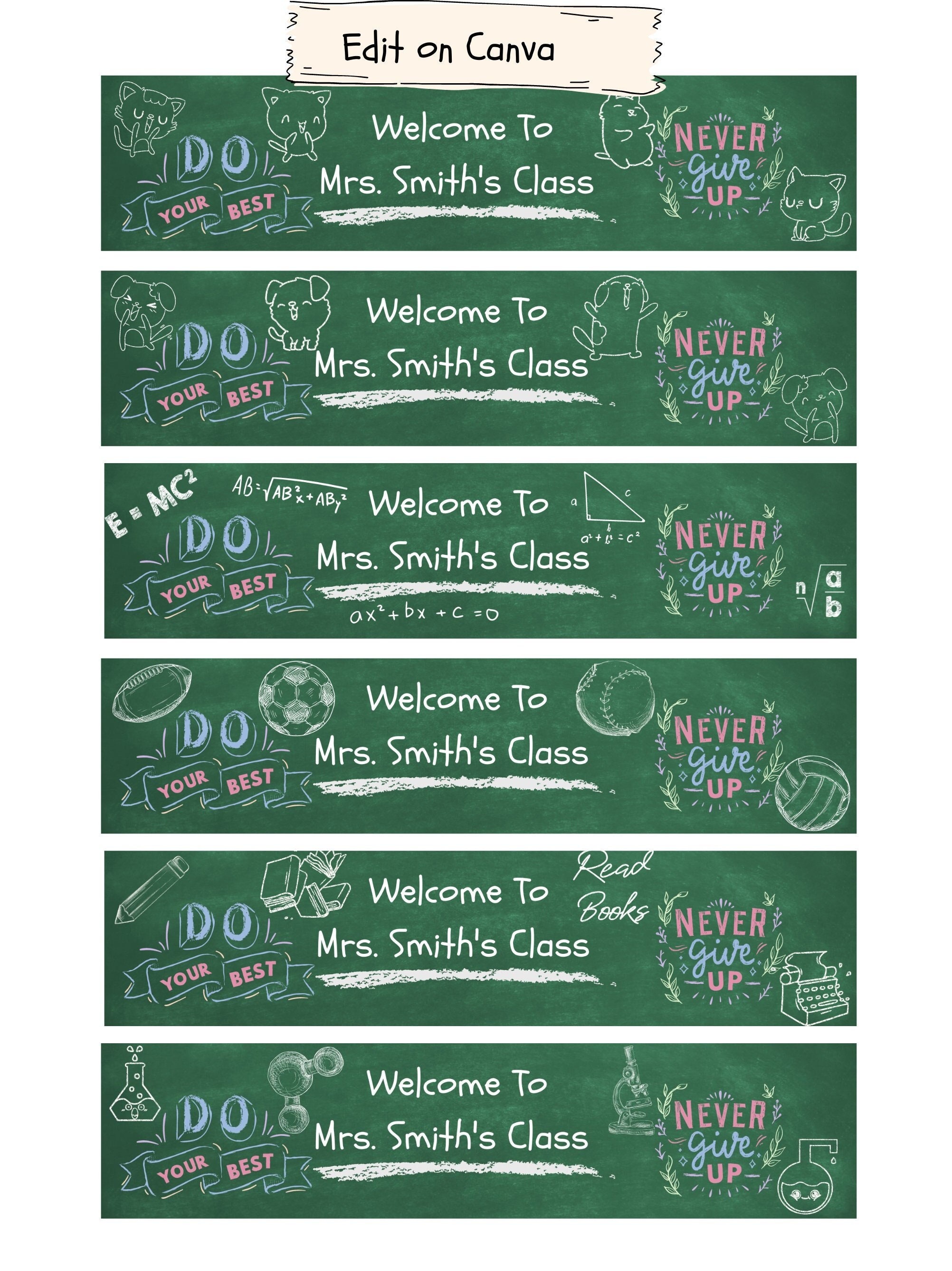 Editable Google Classroom Header Templates for Teachers | Teacher ... Editable Google Classroom Header Templates for Teachers | Teacher ...