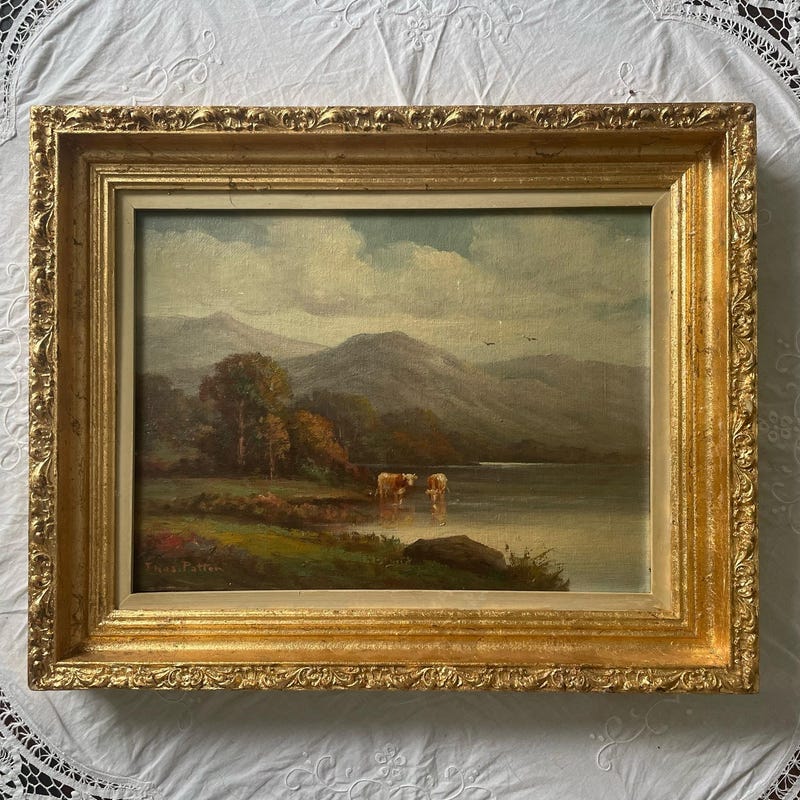 Framed Landscape Painting - Etsy