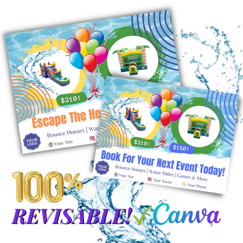 Bouncy House Yard Sign Bouncy Castle Rental Kids Bouncy - Etsy