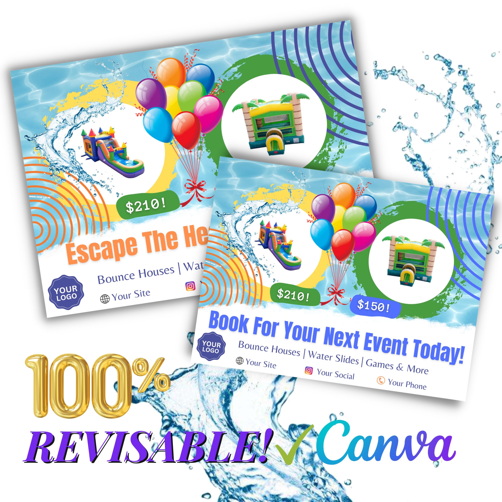 Bouncy House Yard Sign Bouncy Castle Rental Kids Bouncy - Etsy