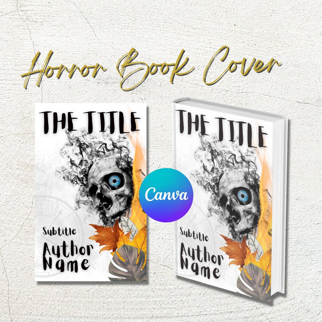 Custom Horror Book Cover Design, Thriller Book Cover, Design My Own ...