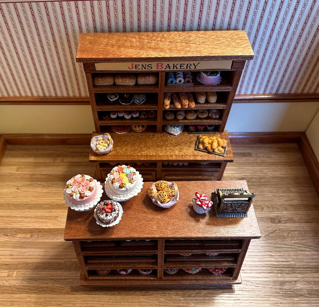 Miniature 1:12 Scale Store Display Cabinets, MADE TO ORDER Customized ...