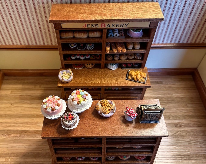 Miniature 1:12 Scale Store Display Cabinets, MADE TO ORDER Customized ...