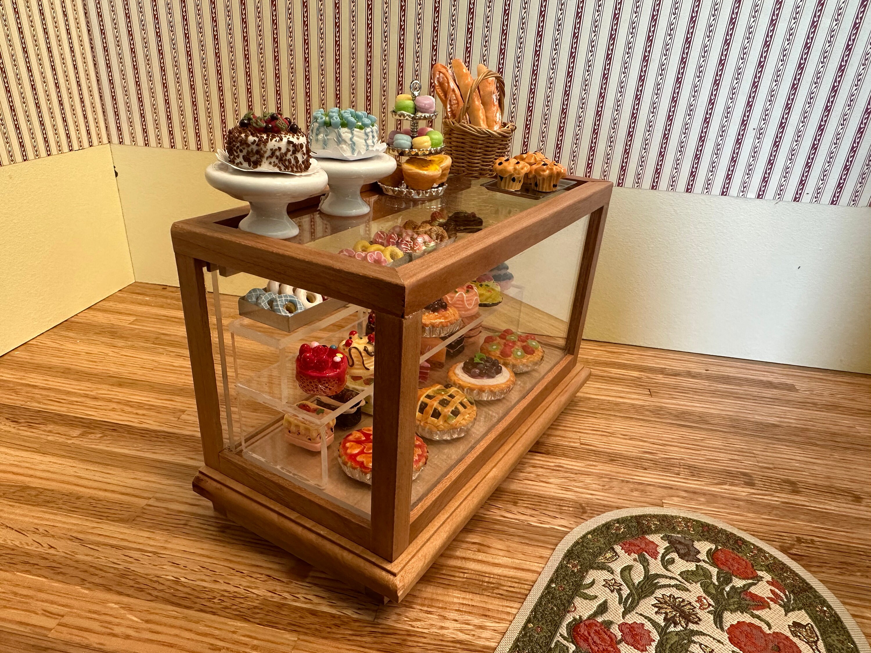 Miniature Store Display Counter 1:12 Scale With Clear Stepped - Etsy