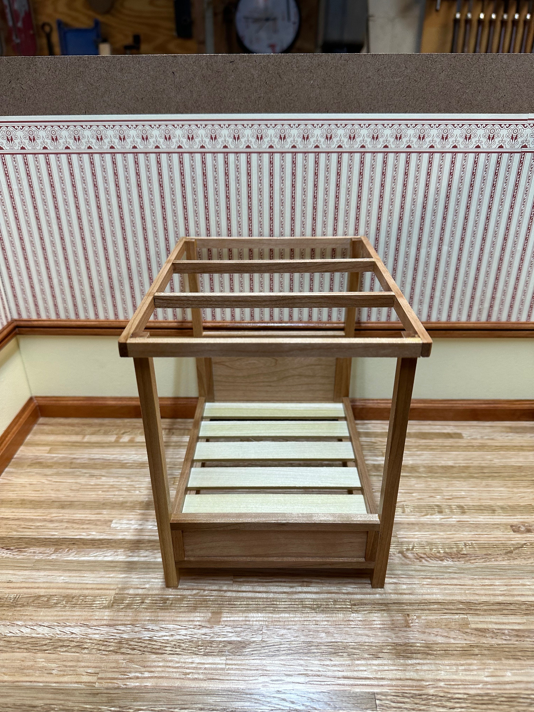 Sami's Miniature 1:12 Scale Queen Size, Recessed Panel, Square 4 Post ...