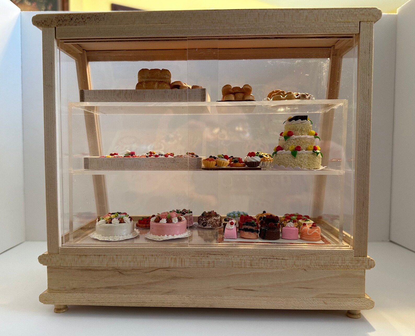 MADE TO ORDER 1:6 Scale Slant Front Display Counter, With Removable ...