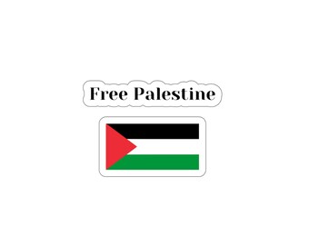 Free Palestine Transparent Sticker Vinyl Decal Support - Etsy