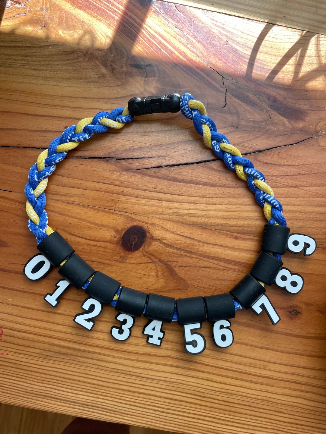9 Single Digit Custom Silicone Numbers for Baseball Titanium Necklaces ...