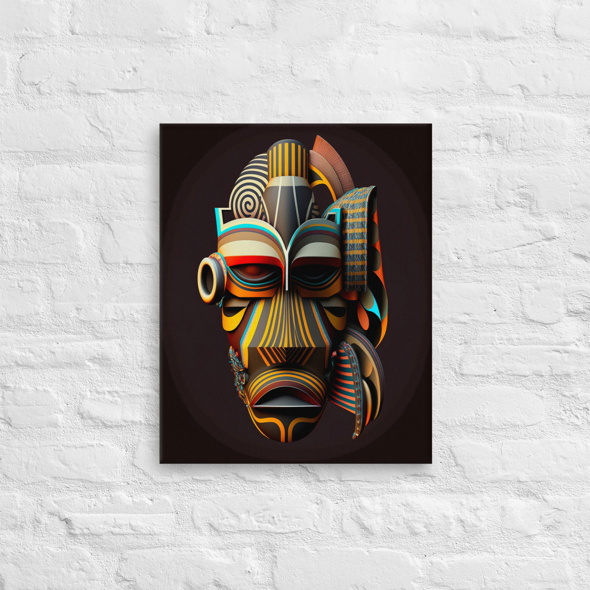 African Mask Painting Designs