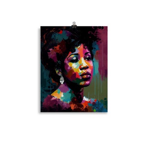 Aretha Franklin Music Legend, Printable Poster up to 16x20, Digital Art ...