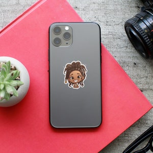 12 Black Girl Stickers, Pack I, African American Stickers, Black Girl ...