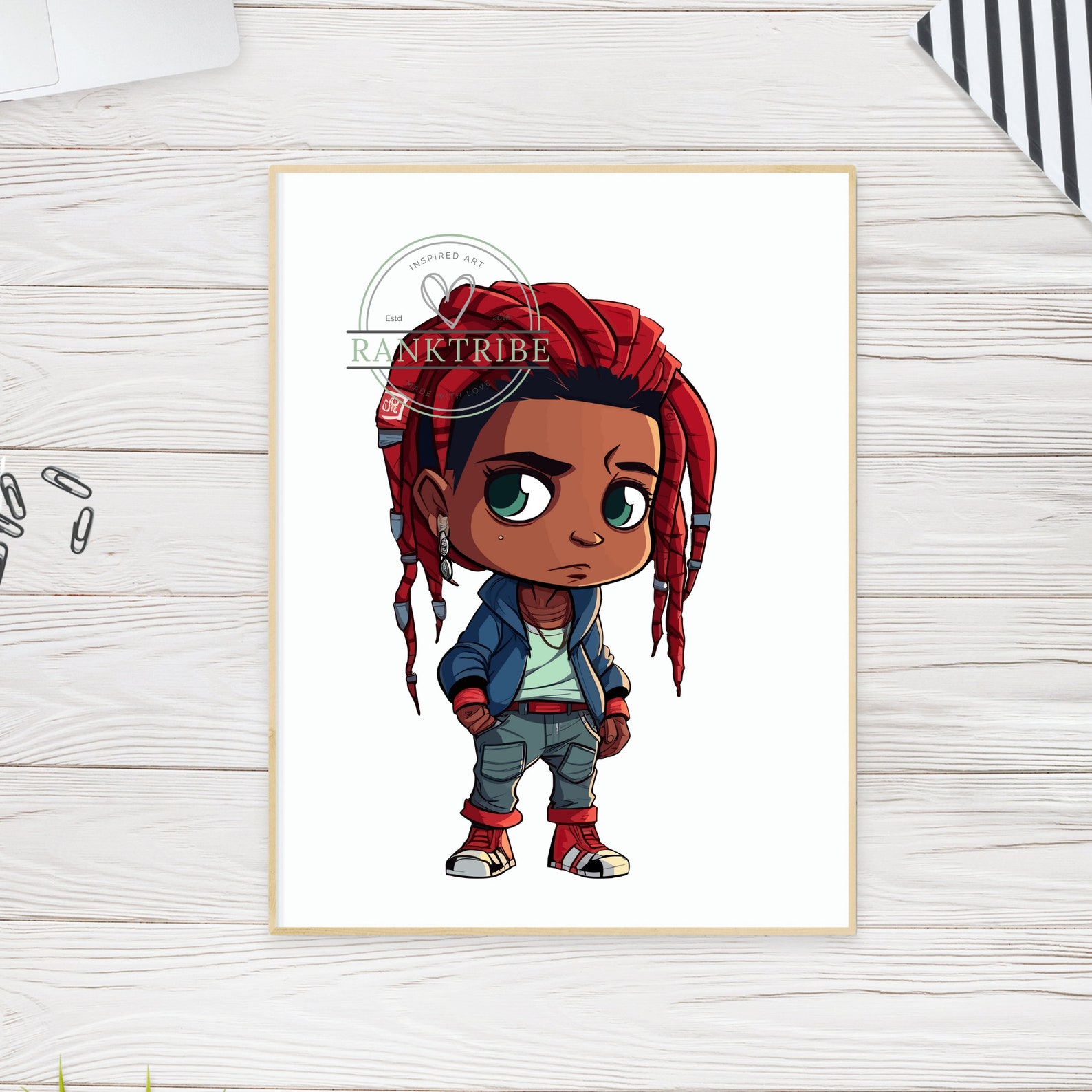 Ebony Fashionistas SVG + PNG & Red Urban Streetwear Instant Download ...