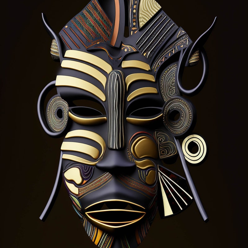 African Chief Canvas - Etsy
