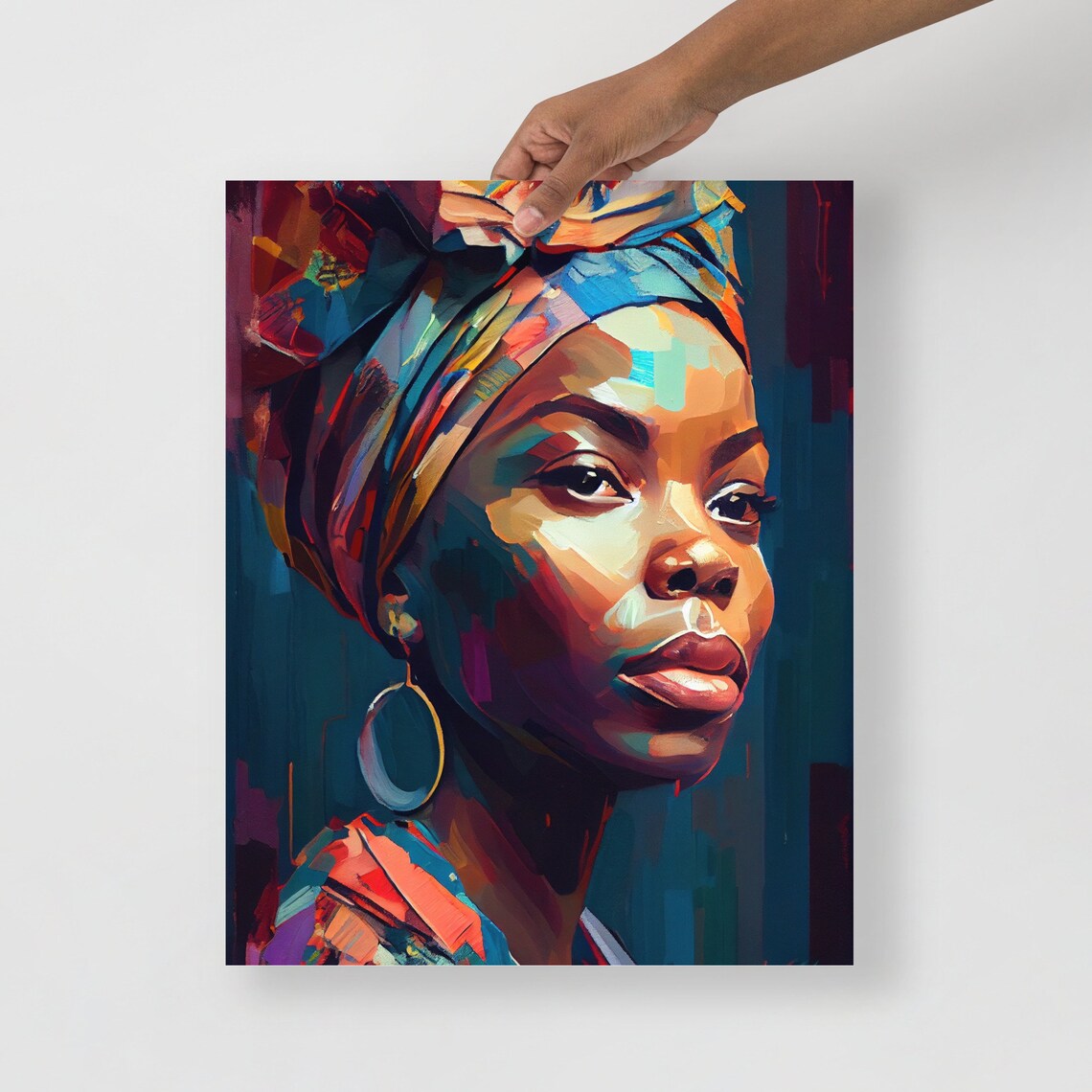 Nina Simone, Jazz Music Legend, Printable Poster up to 16x20, Digital ...