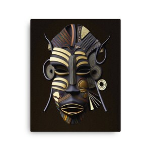 African Ceremonial Mask V, Hi-res 300dpi 16x20 (4800x6000px) Instant ...
