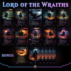 Lord of the Wraiths MTG Proxies the One Ring Wraith Tokens - Etsy Australia
