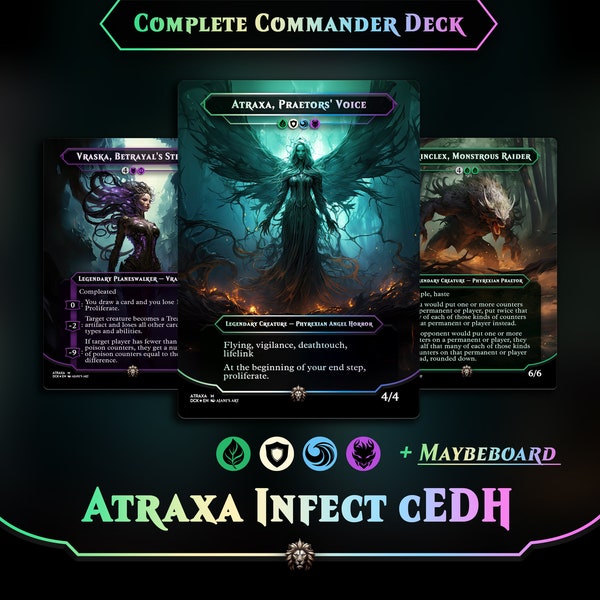 Mtg Proxy Commander Deck - Etsy