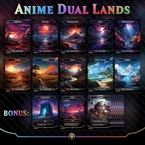 Anime Mtg Cards - Etsy