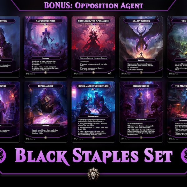 Mtg Proxy Commander Staples - Etsy