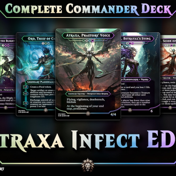 Mtg Infect Deck Atraxa - Etsy