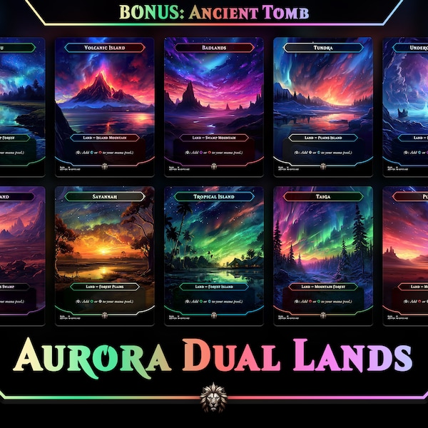 Mtg Proxy Lands Dual Lands - Etsy Canada