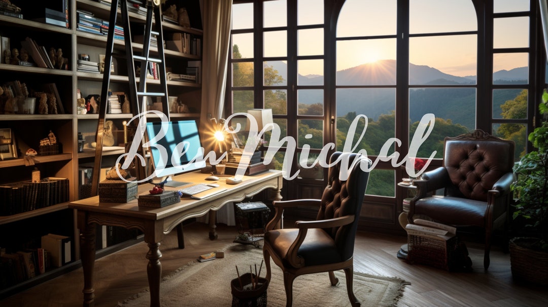 Home Office Virtual Background Home & Office Microsoft Teams Facebook ...