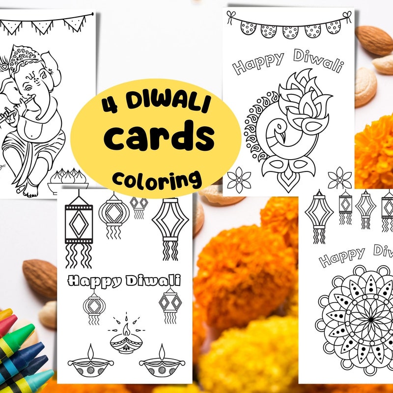 Diwali Card - Etsy