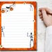 Halloween Printable Stationery | 6 Lined and 6 Unlined Paper | US ...