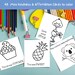 48 Mini Kindness Cards to Color for Kids | Printable Mini Positivity ...