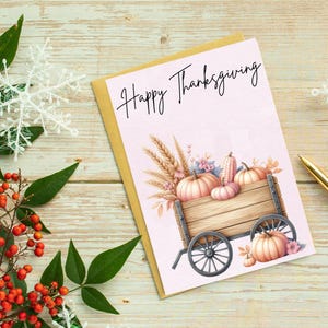 Printable Happy Thanksgiving Card / Instant Download PDF Printable ...