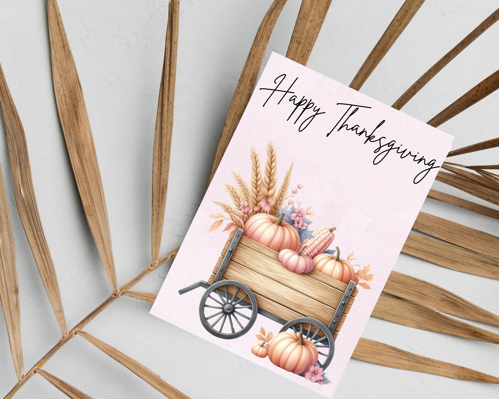 Printable Happy Thanksgiving Card / Instant Download PDF Printable ...