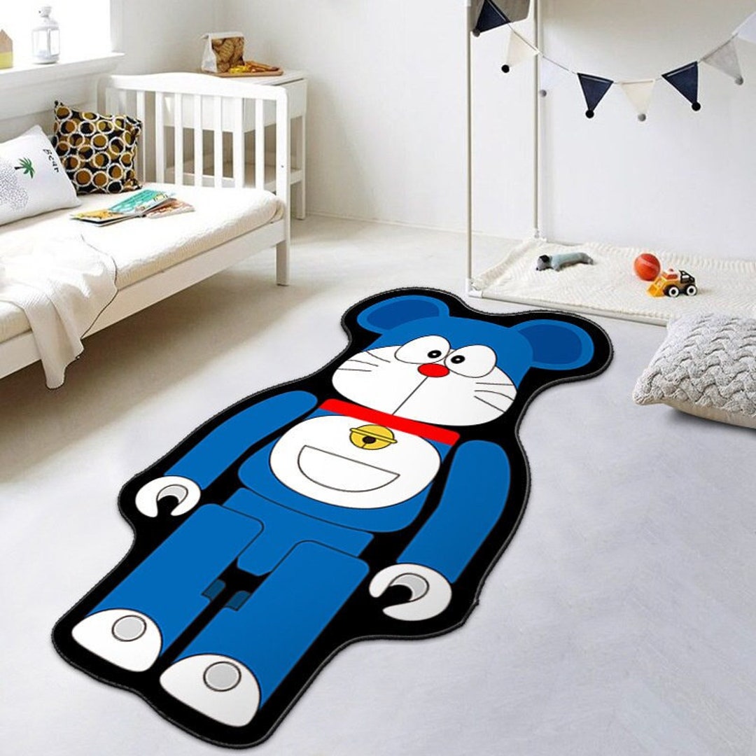 KAWS Bearbrick Rug Bedroom Aesthetic Rugs Minimalist Tufted - Etsy