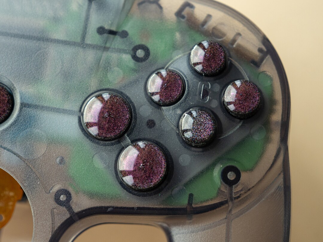 N64 Custom Handmade Resin Buttons for Nintendo 64 Controller BALD ...