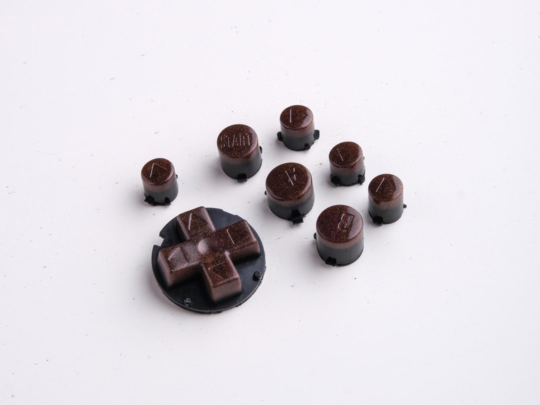 Nintendo 64 Button Set / ABCSD / 2-part Buttons / Artisan Resin Buttons ...
