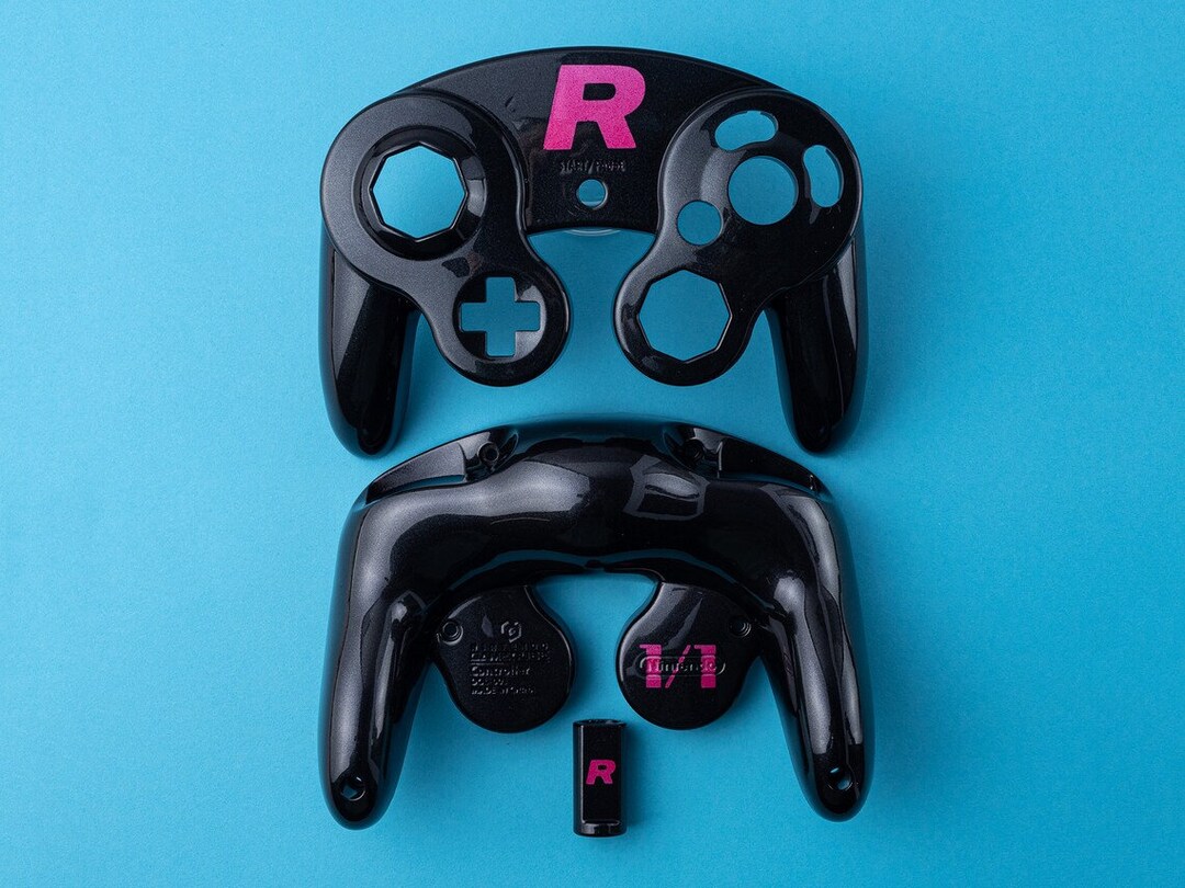 Custom OEM Gamecube Shells Team Rocket Pokémon Custom Painted Shells ...