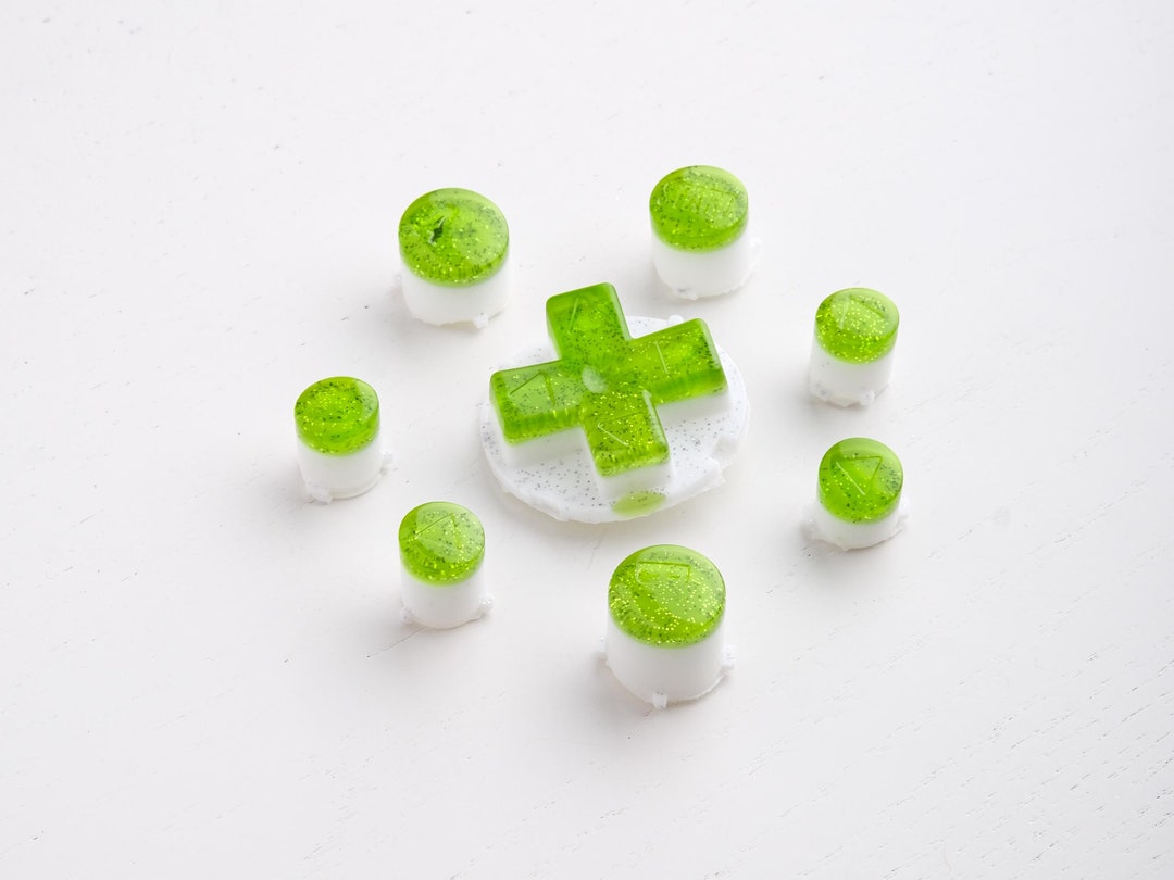 Nintendo 64 Button Set / ABCSD / 2-part Buttons / Artisan Resin Buttons ...