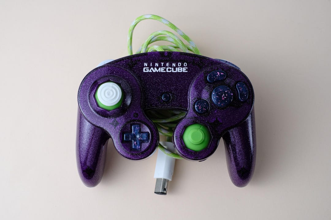 Gamecube Controller Custom Painted Custom Buttons No Rumble NGC GCN for ...
