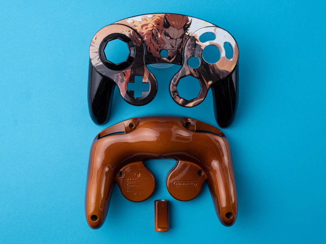 Custom OEM Gamecube Shells Ganondorf the Legend of Zelda Custom Painted ...