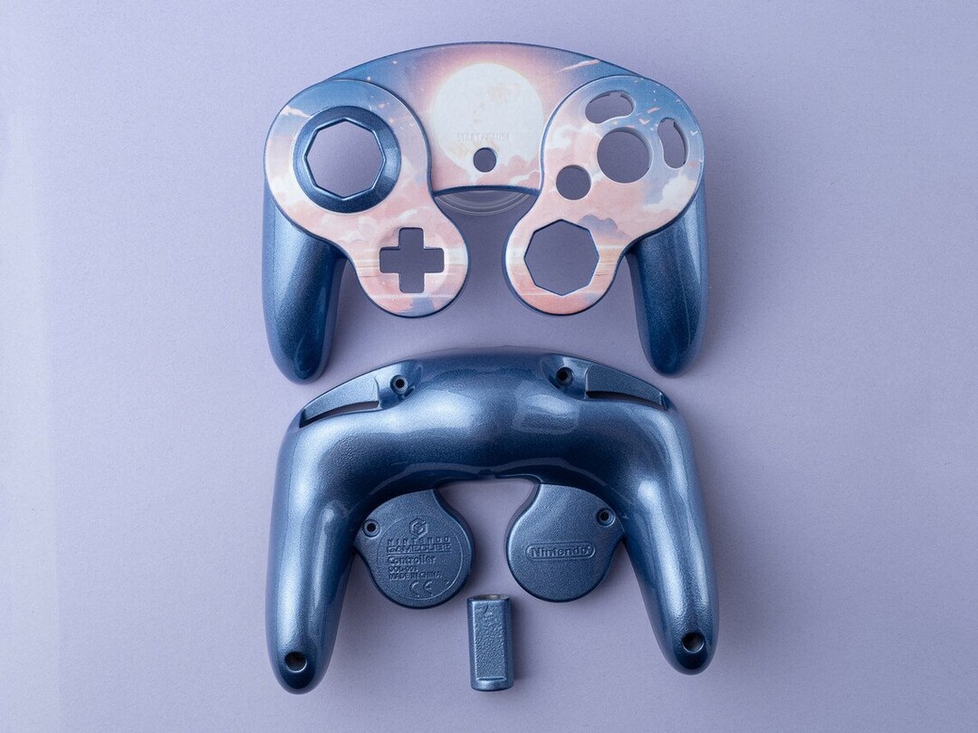 Custom OEM Gamecube Shells Sunrise Vaporware Custom Painted Shells for ...
