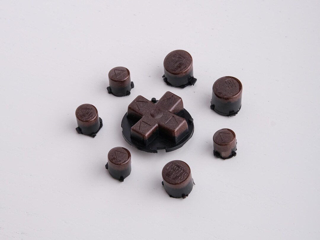 Nintendo 64 Button Set / ABCSD / 2-part Buttons / Artisan Resin Buttons ...