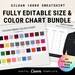 Editable Comfort Colors C1717 Color Chart, Canva Template Editable ...