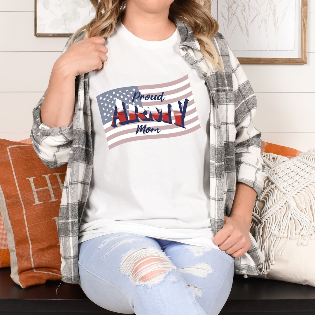Army Mom Shirt, Proud Army Mom Tee, Military Parent T-shirt, Army Mom T ...