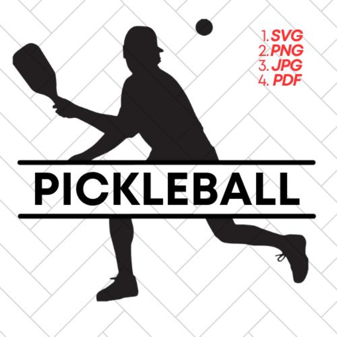 Clipart Pickleball Player - Digital Download, Svg Png Jpeg Pdf ...